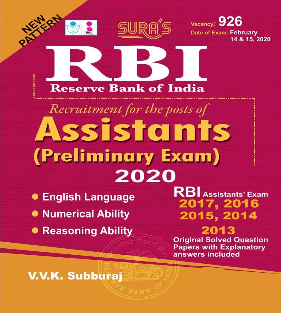 Routemybook - Buy RBI (Reserve Bank of India) Bank Assistants ...